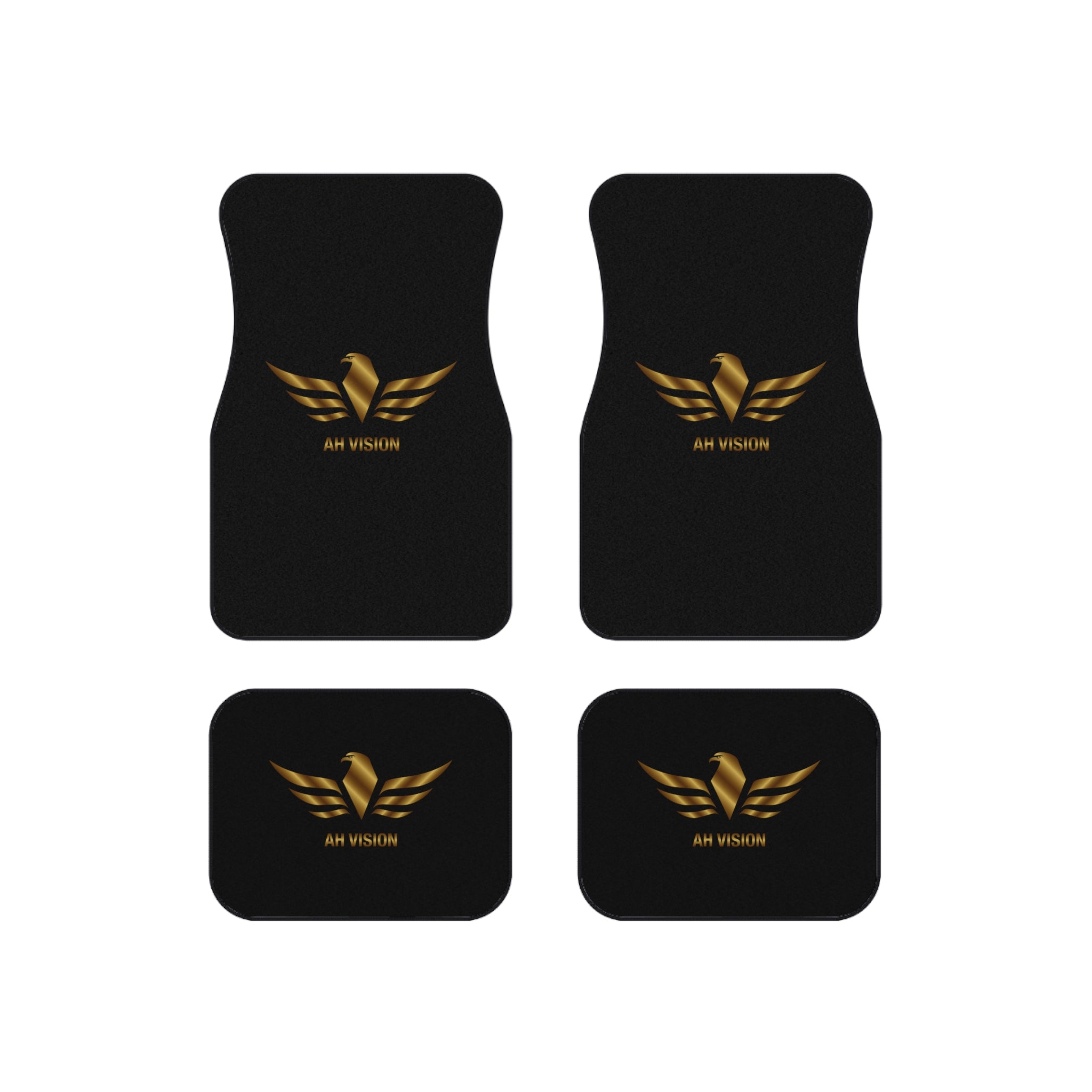 AH VISION LUXURY LOGO CAR MATS (Set of 4)