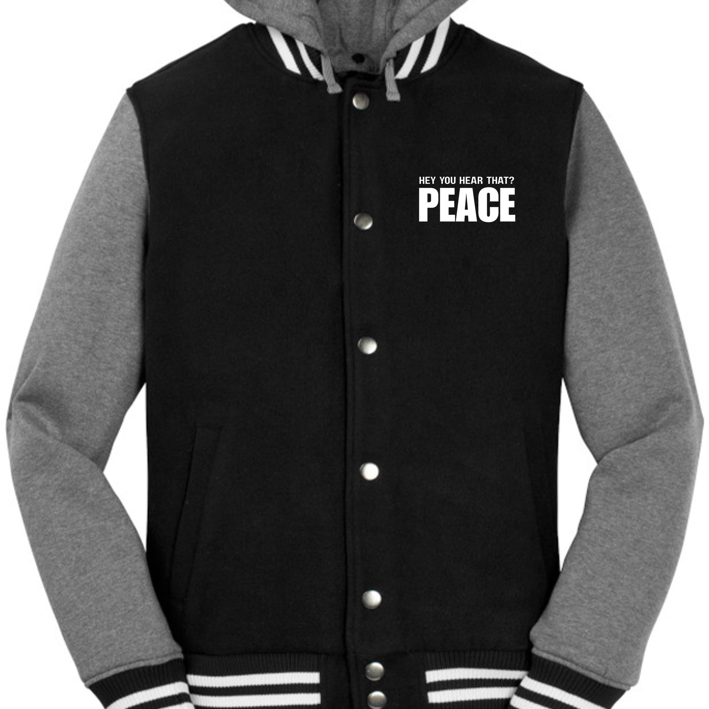 HEY YOU HEAR THAT? SHHH! BE QUIET BOMBER JACKET – AH VISION
